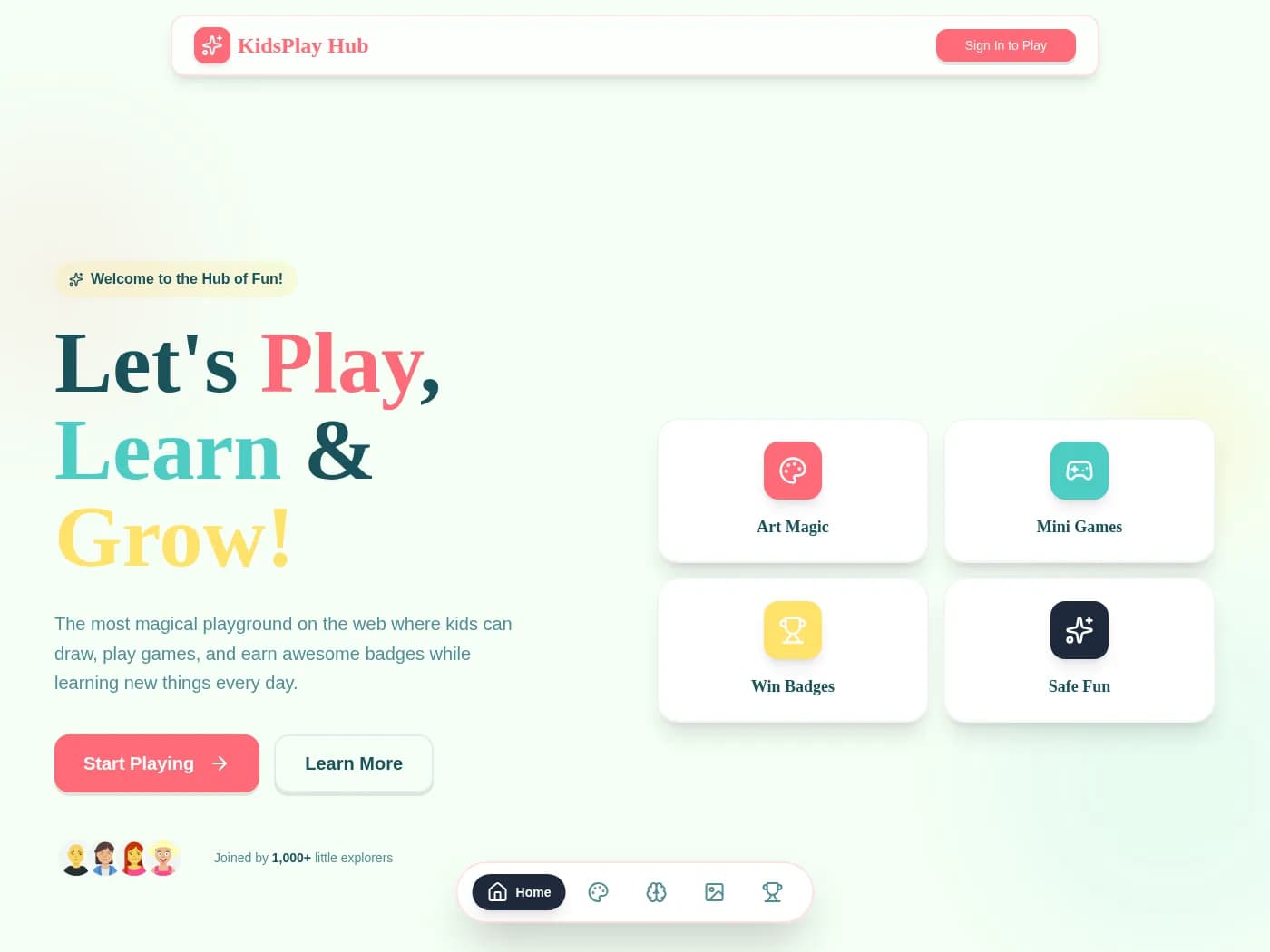 KidsPlay Hub