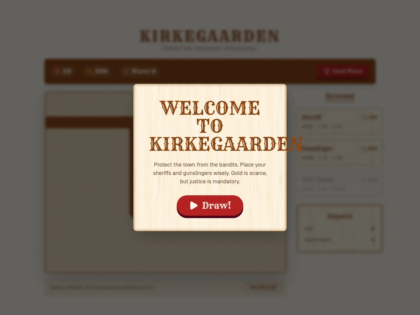 Kirkegaarden Tower Defense