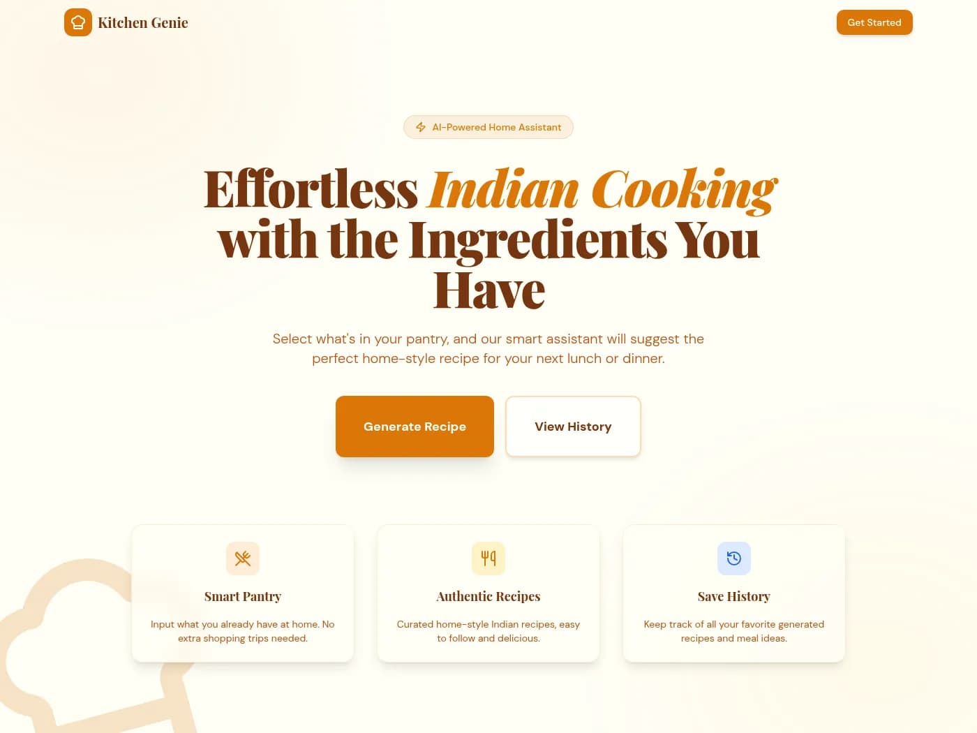 Indian Kitchen Genie