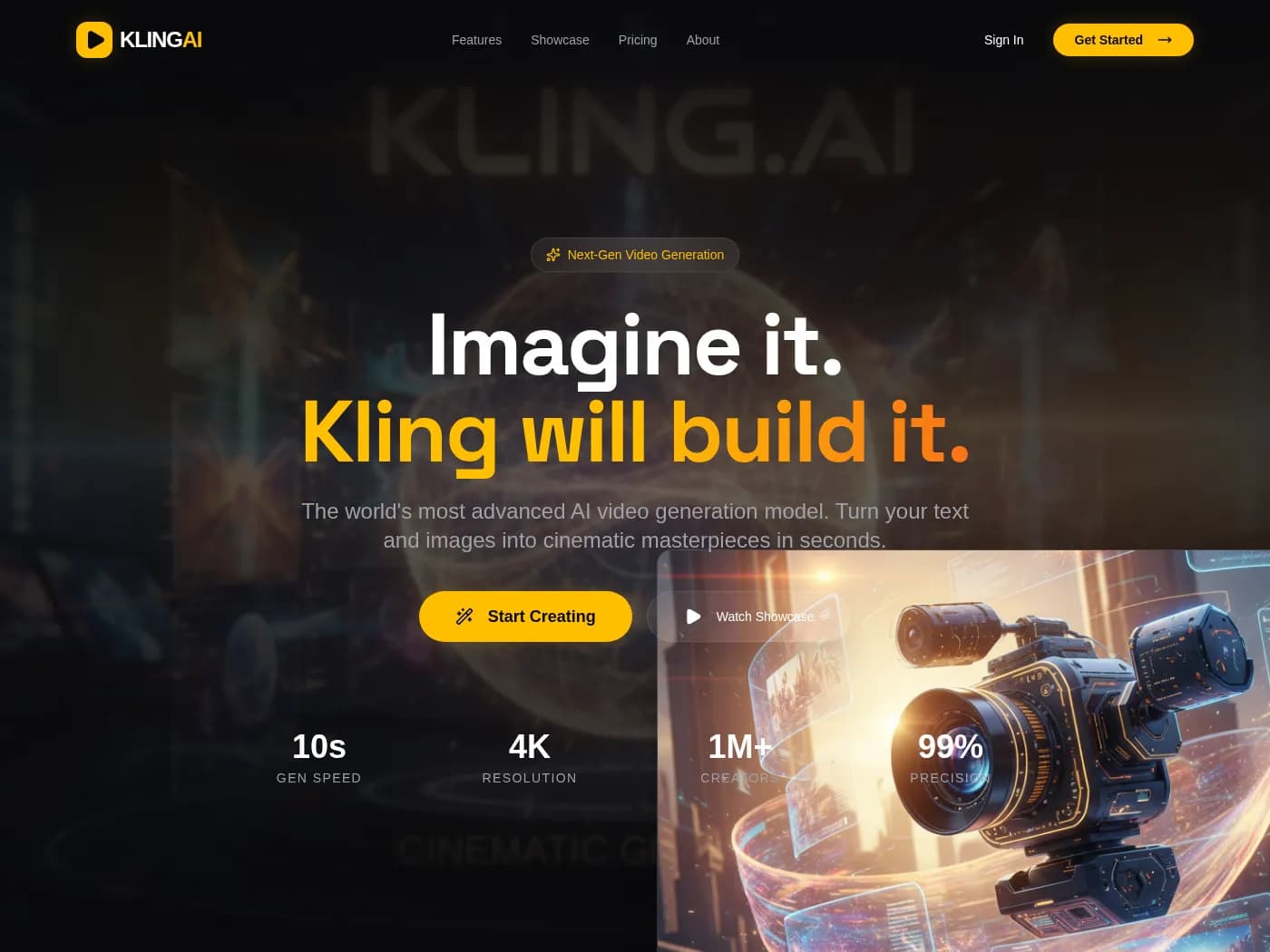 Kling AI Website