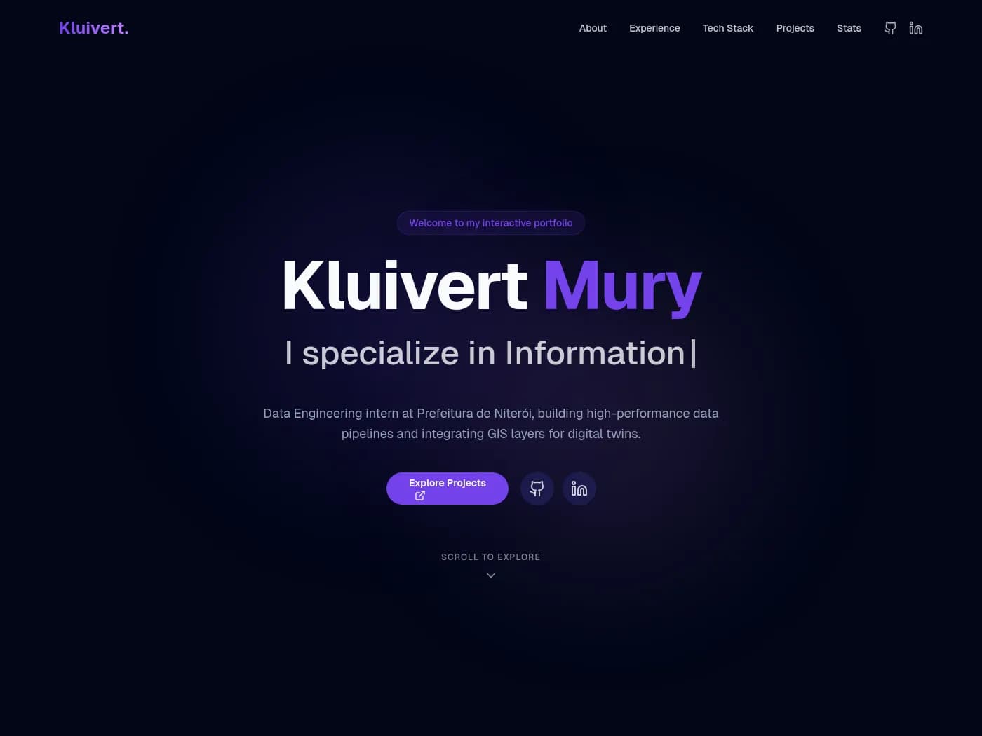 Kluivert Interactive Portfolio