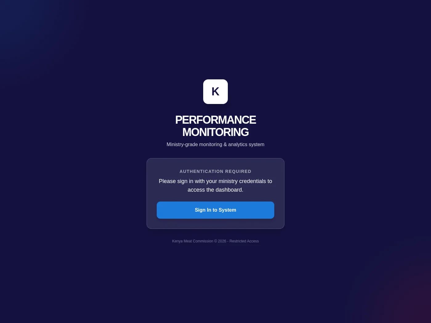 KMC Performance Dashboard