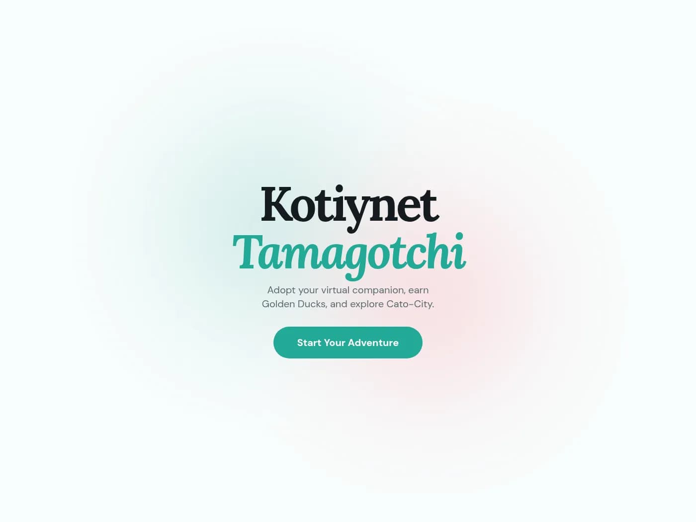 Kotiynet Tamagotchi Game