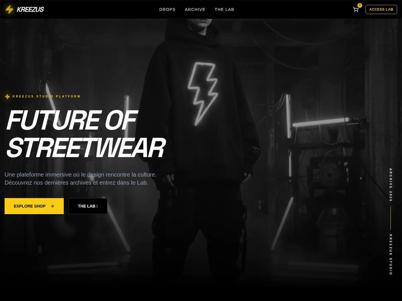 Kreezus Streetwear Platform