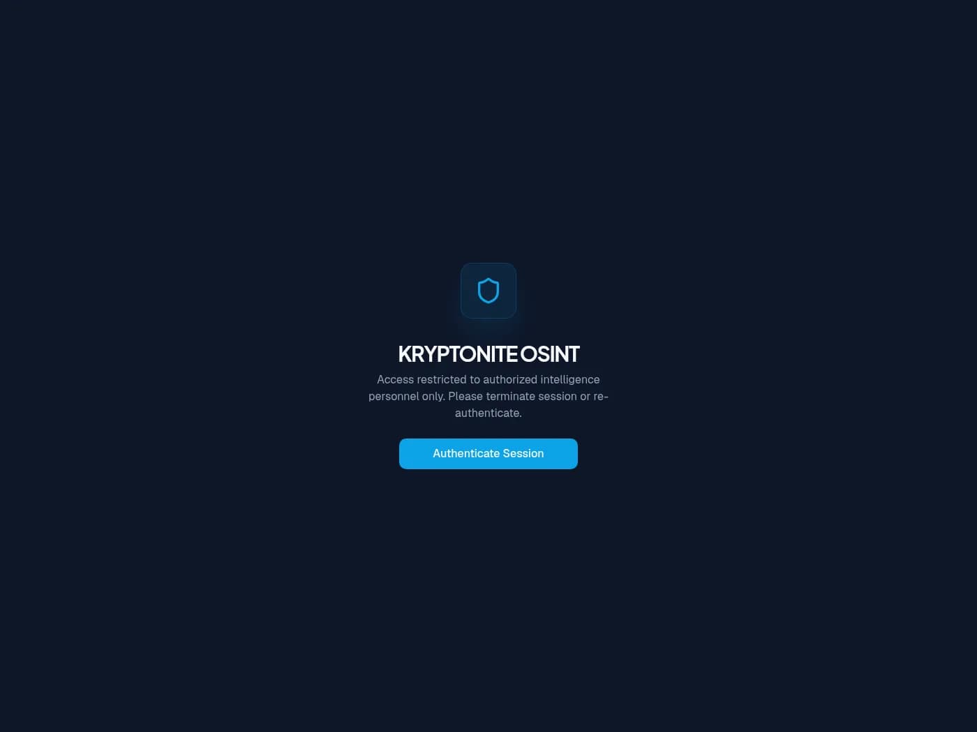 Kryptonite OSINT Suite