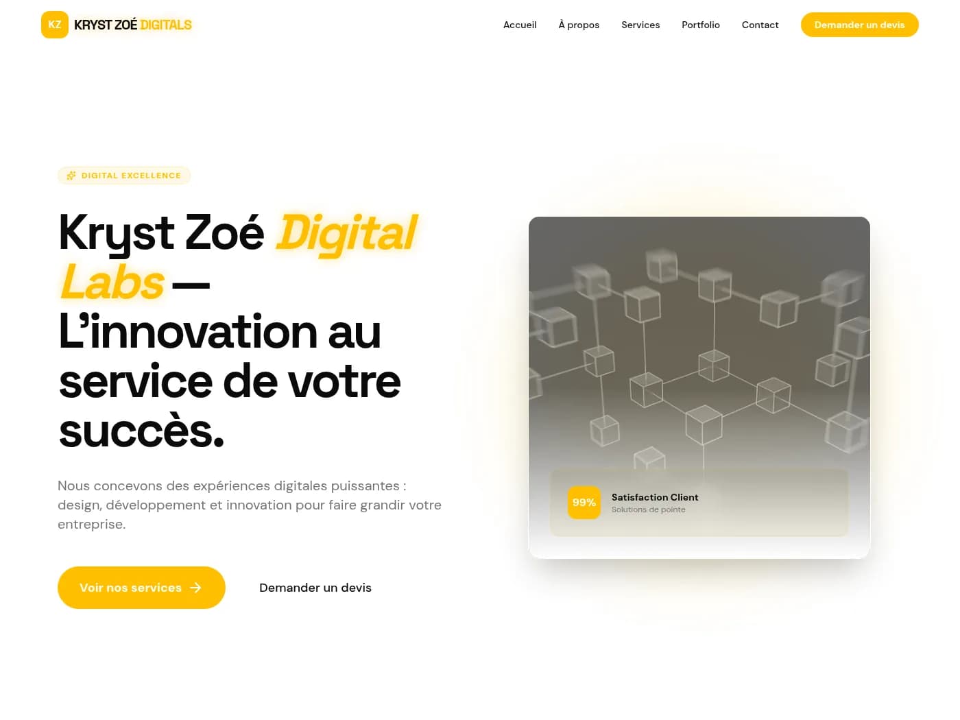 Kryst Zoé Digital Labs Site
