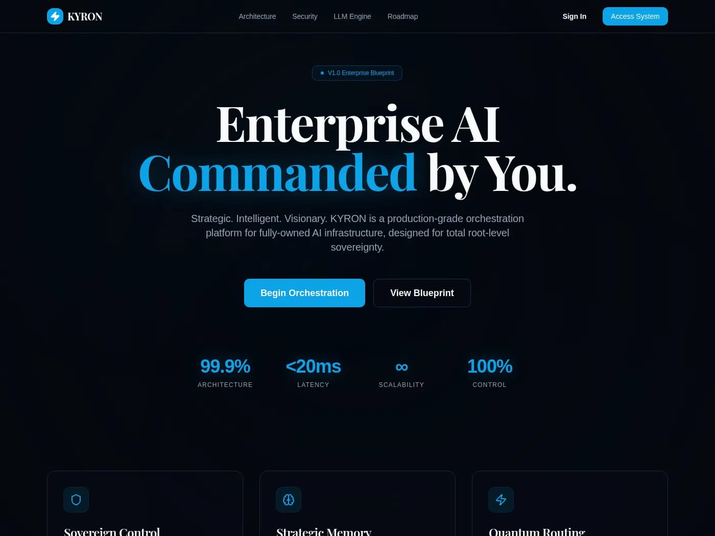KYRON Command Platform