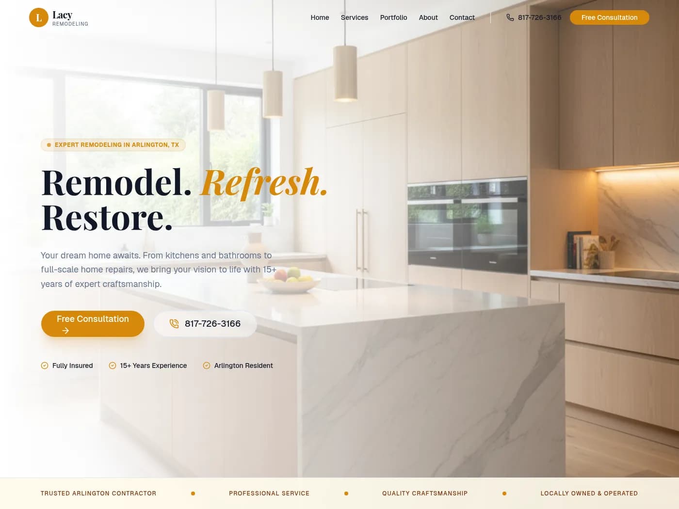 Lacy Remodeling Site