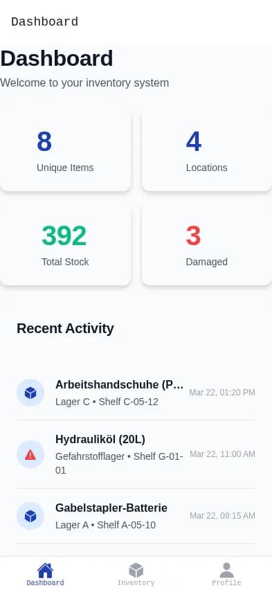 LagerManager App