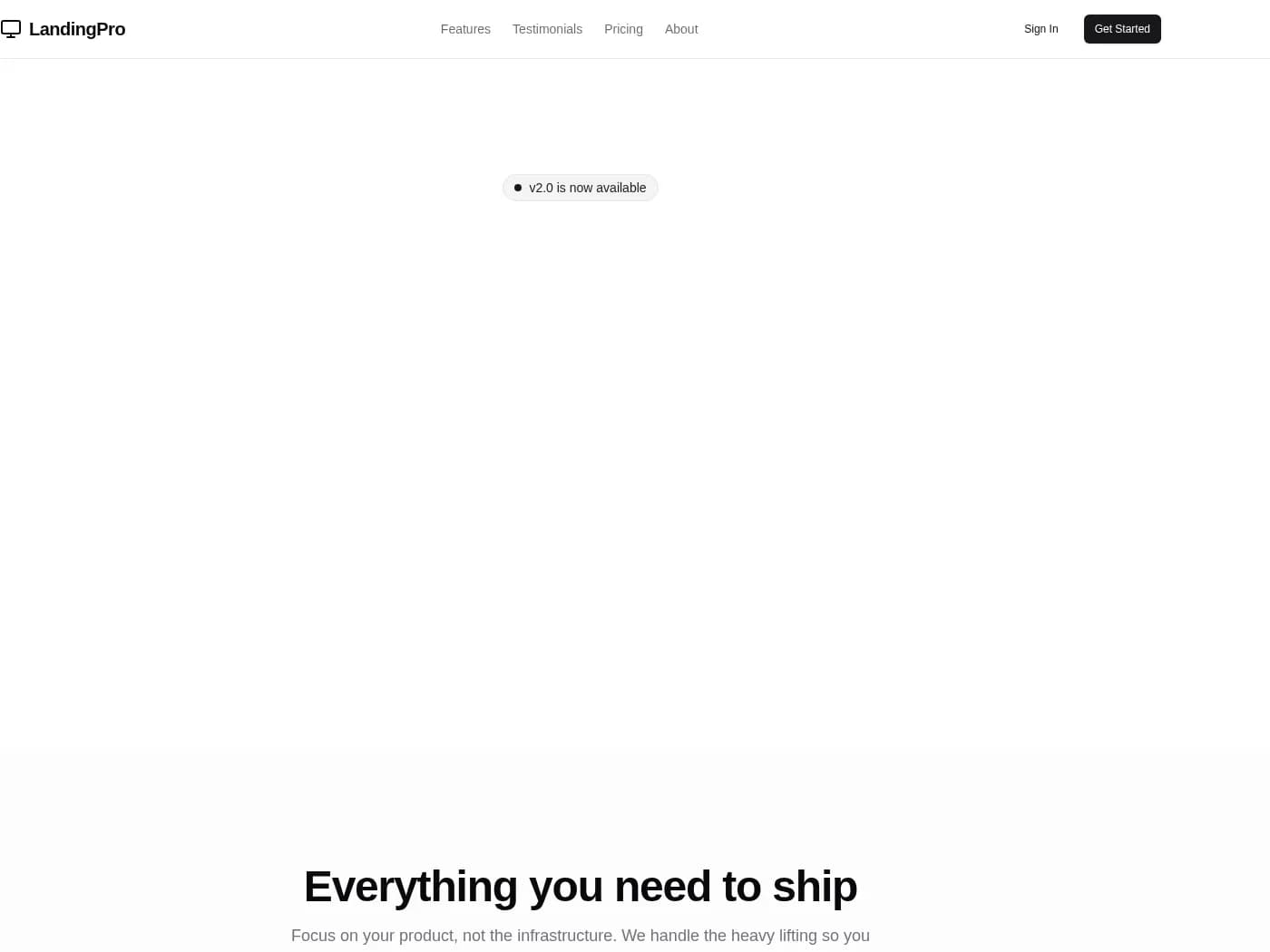 Landing Page Pro