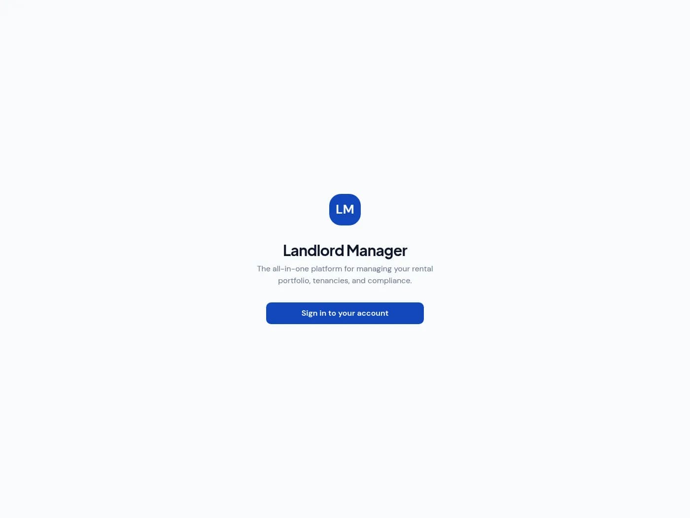 Landlord Rentals Manager