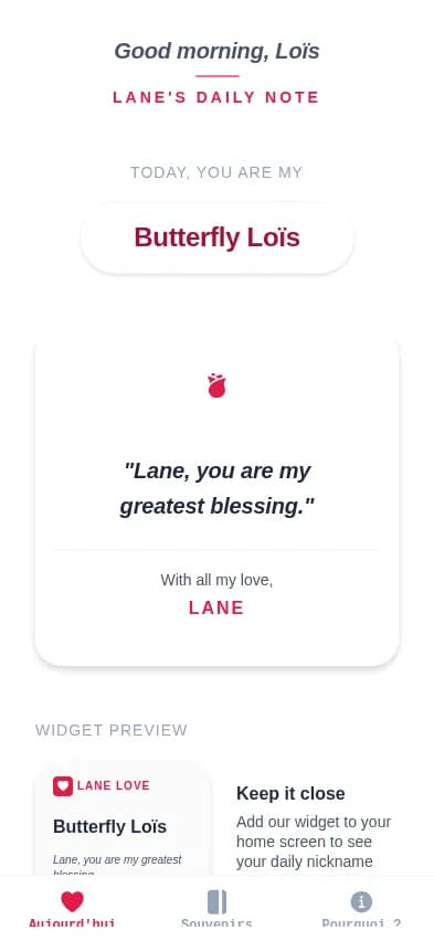 Lane Love Notes