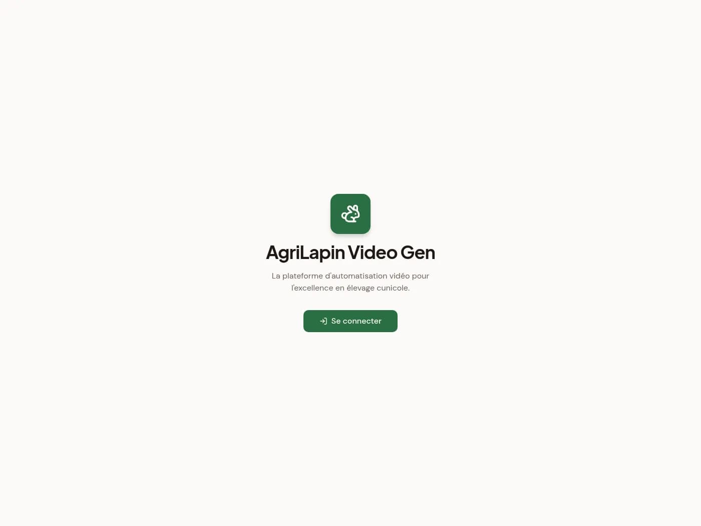 AgriLapin Video Generator