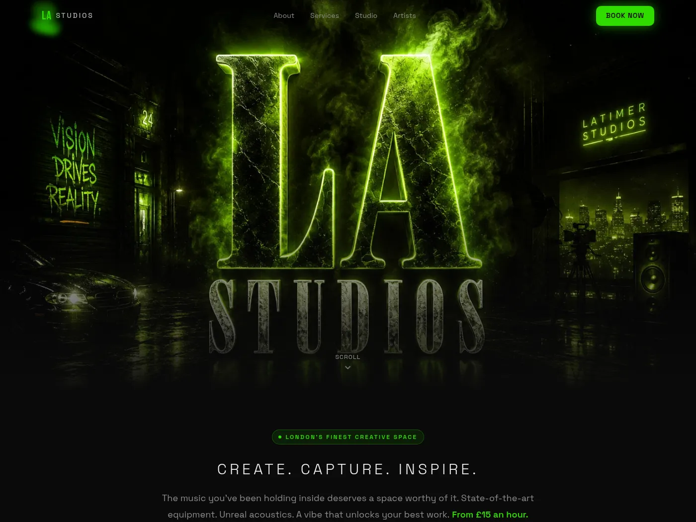 Latimer Studios Booking