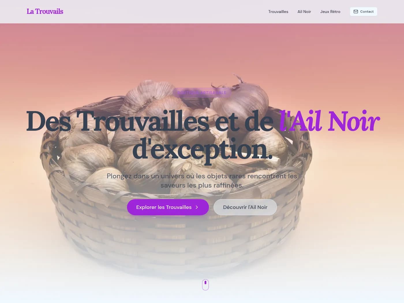 La Trouvails Vitrine