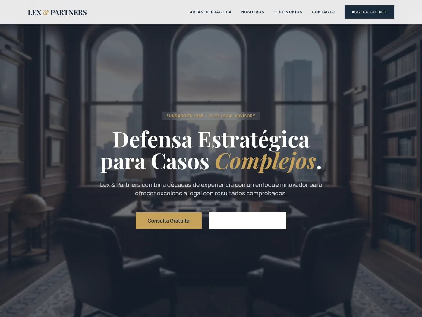 Lawyer Landing Page