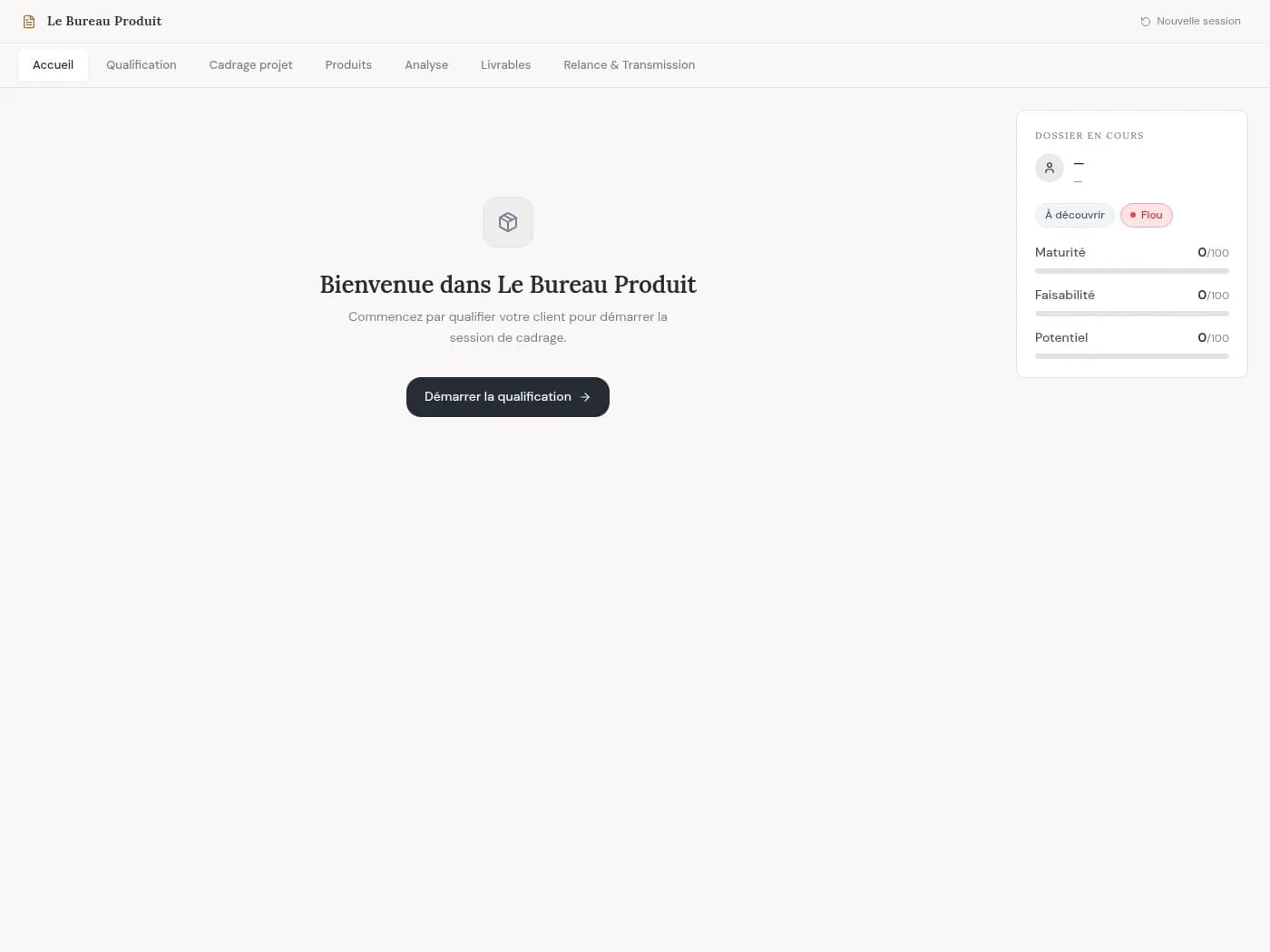 Le Bureau Produit