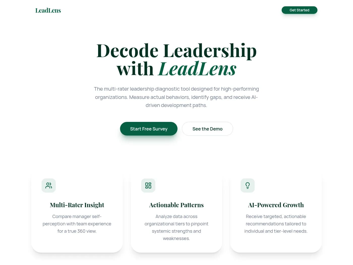 LeadLens Diagnostic Tool