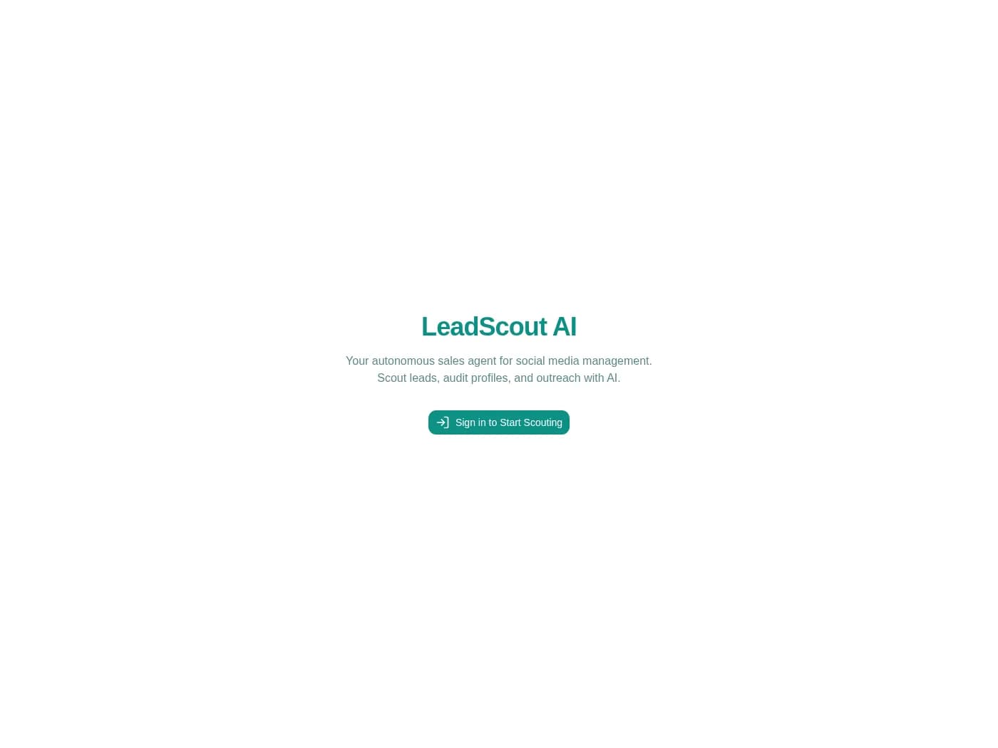 LeadScout AI Agent