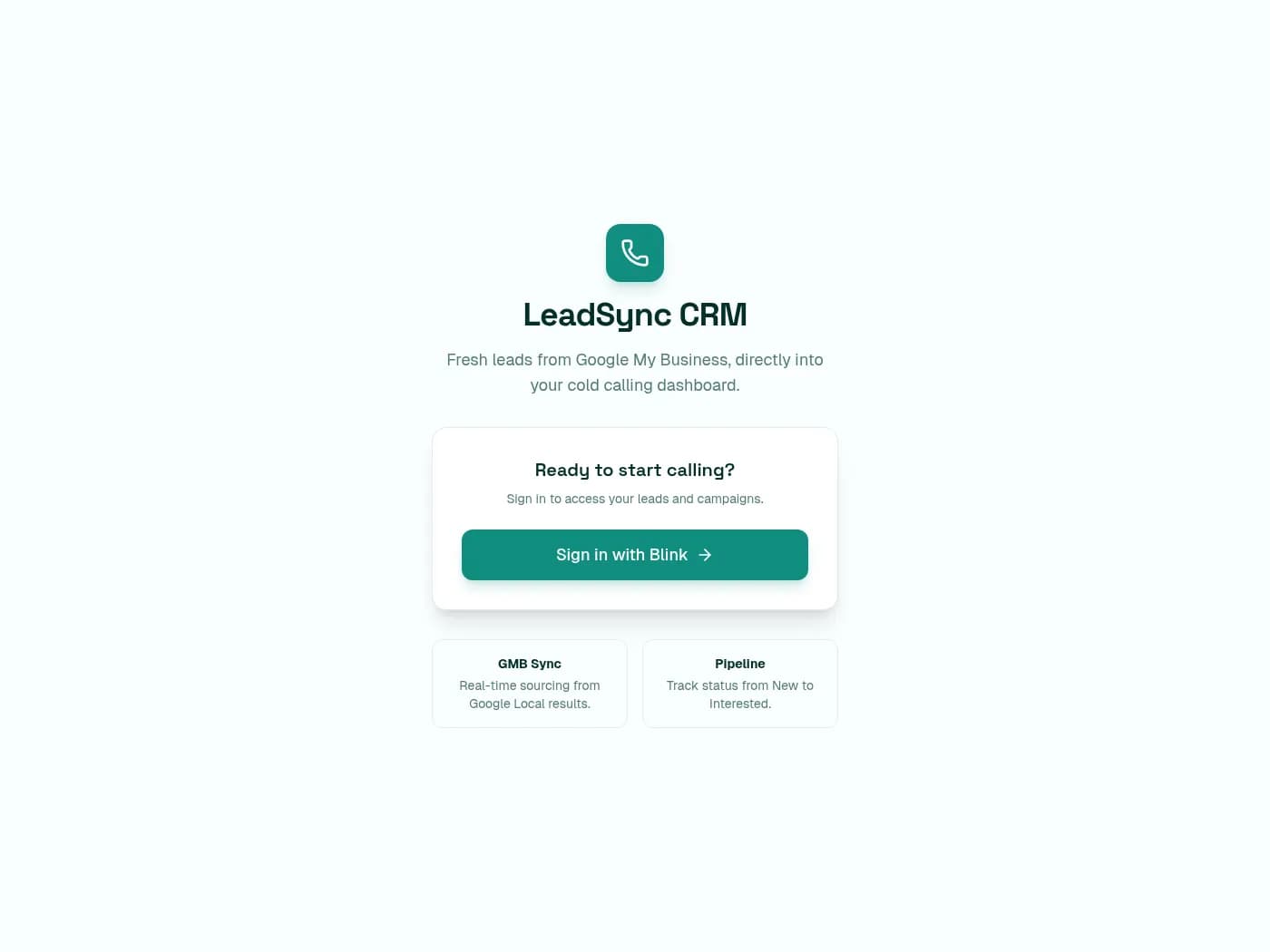LeadSync CRM