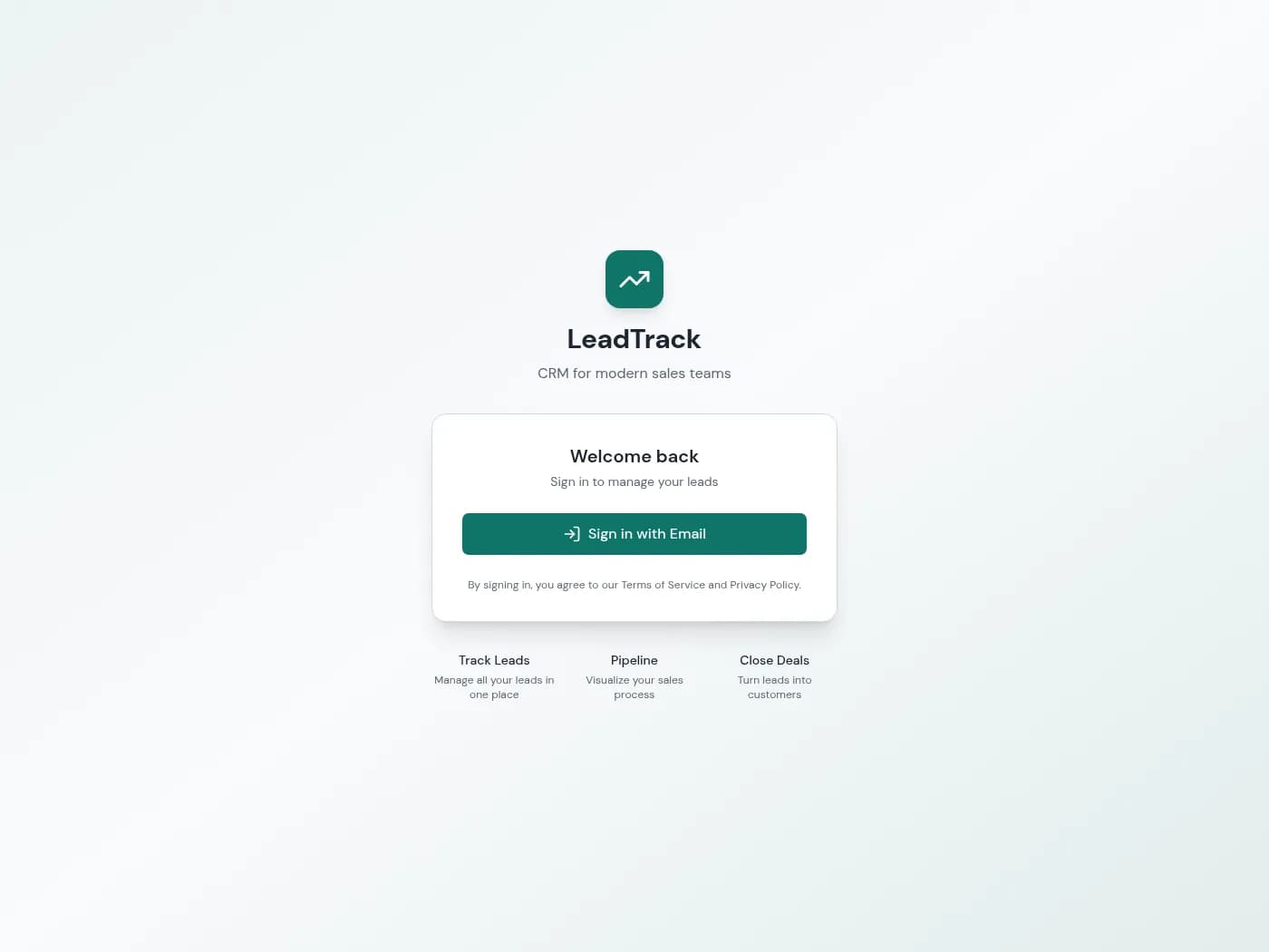 LeadTrack CRM