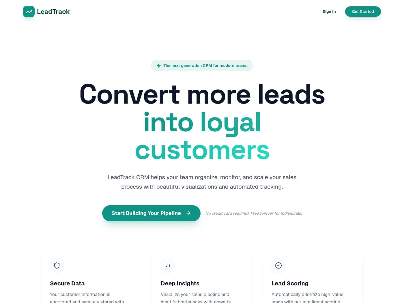 LeadTrack CRM