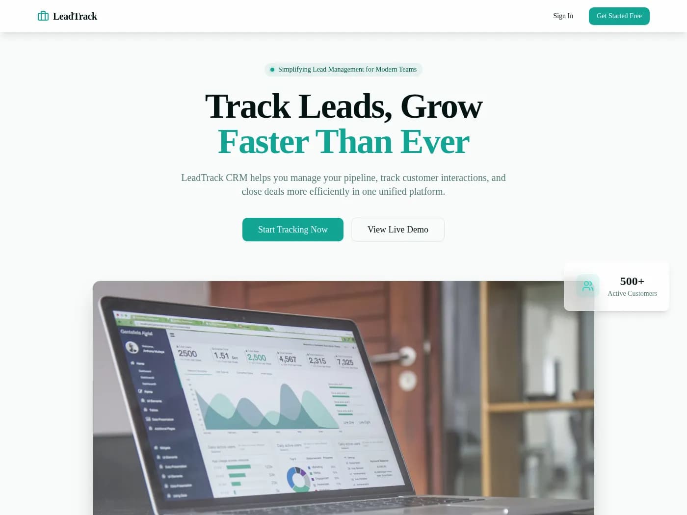 LeadTrack CRM