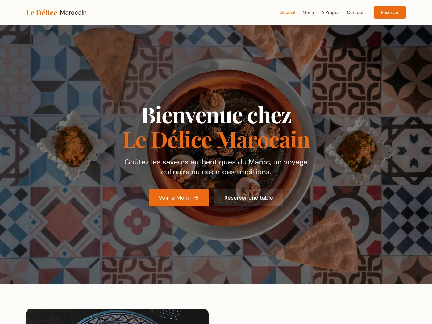 Le Délice Marocain Web