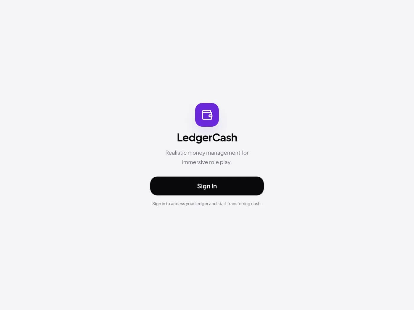 LedgerCash LARP Toolkit