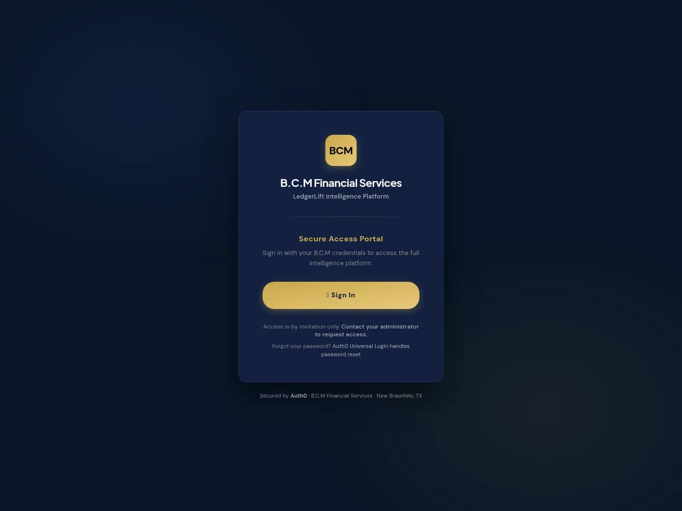 LedgerPoint Web Platform
