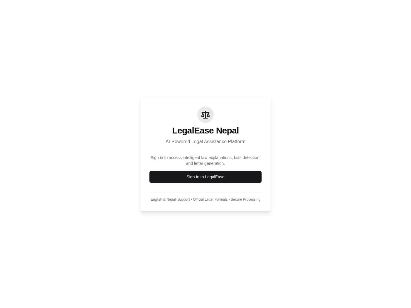 LegalEase Nepal
