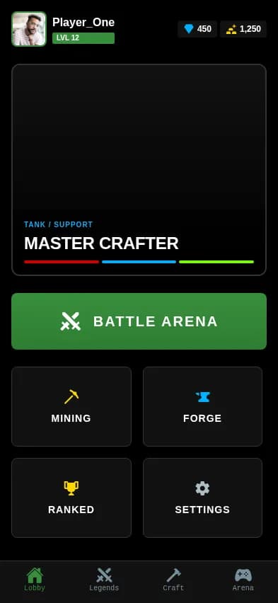 LegendCraft Arena