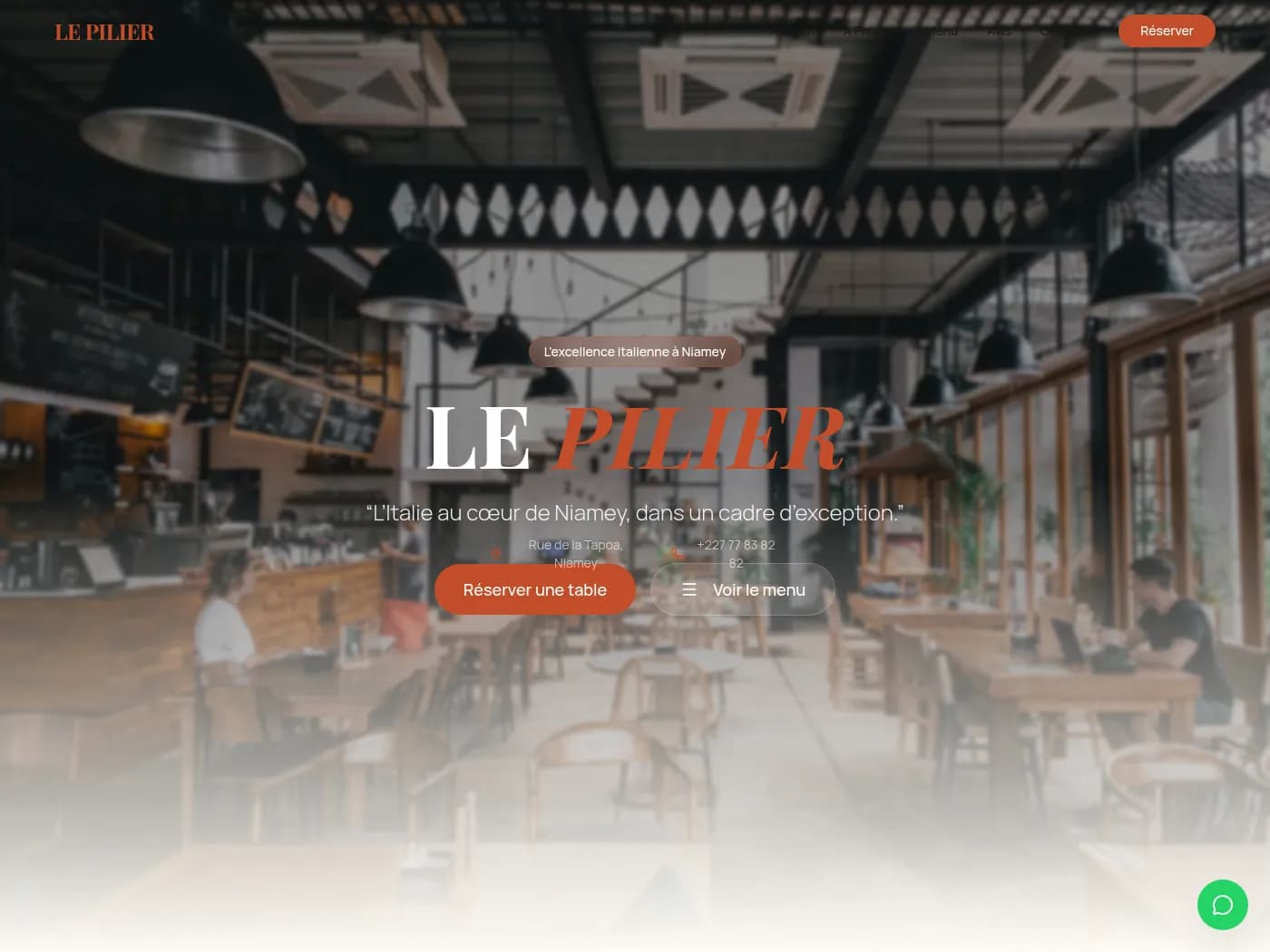 Le Pilier Gourmet Web