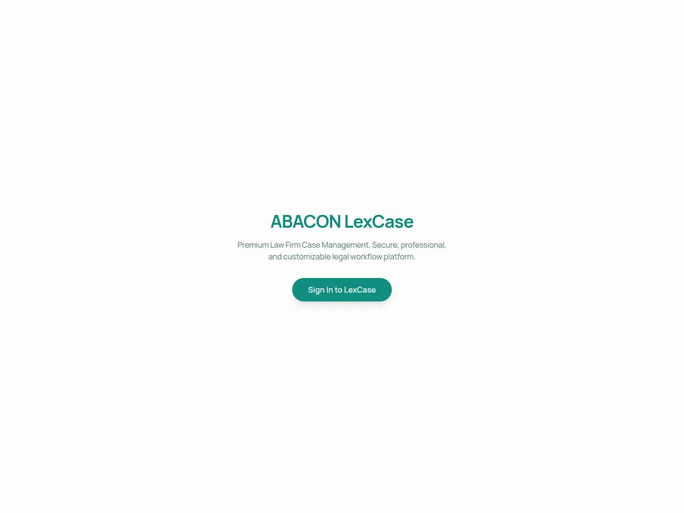LexCase Law Manager