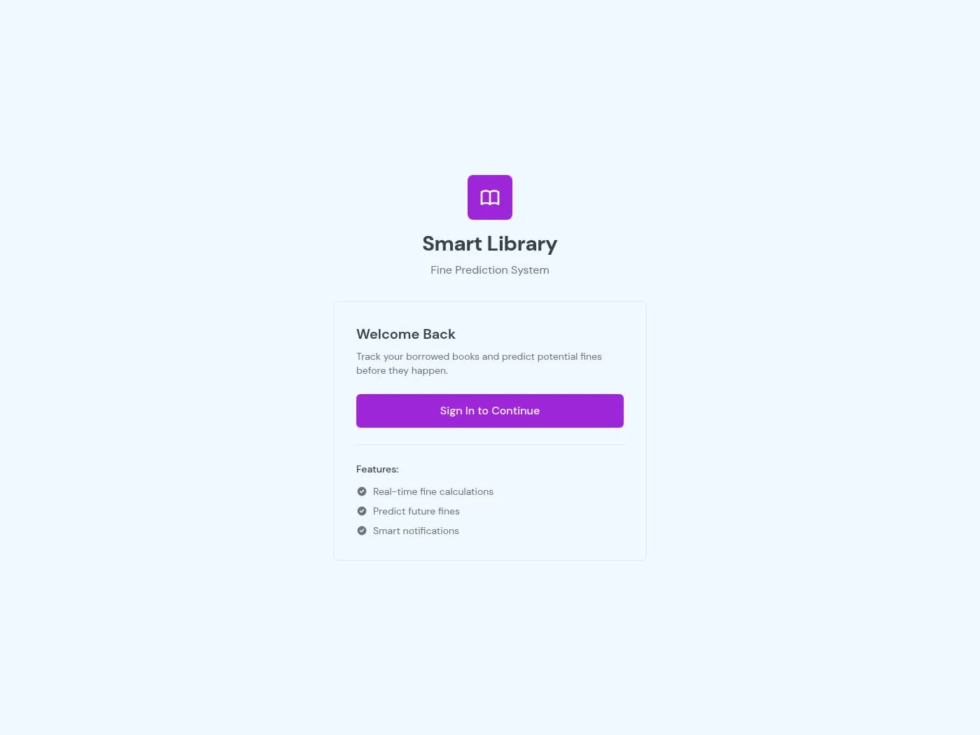 Smart Library Predictor