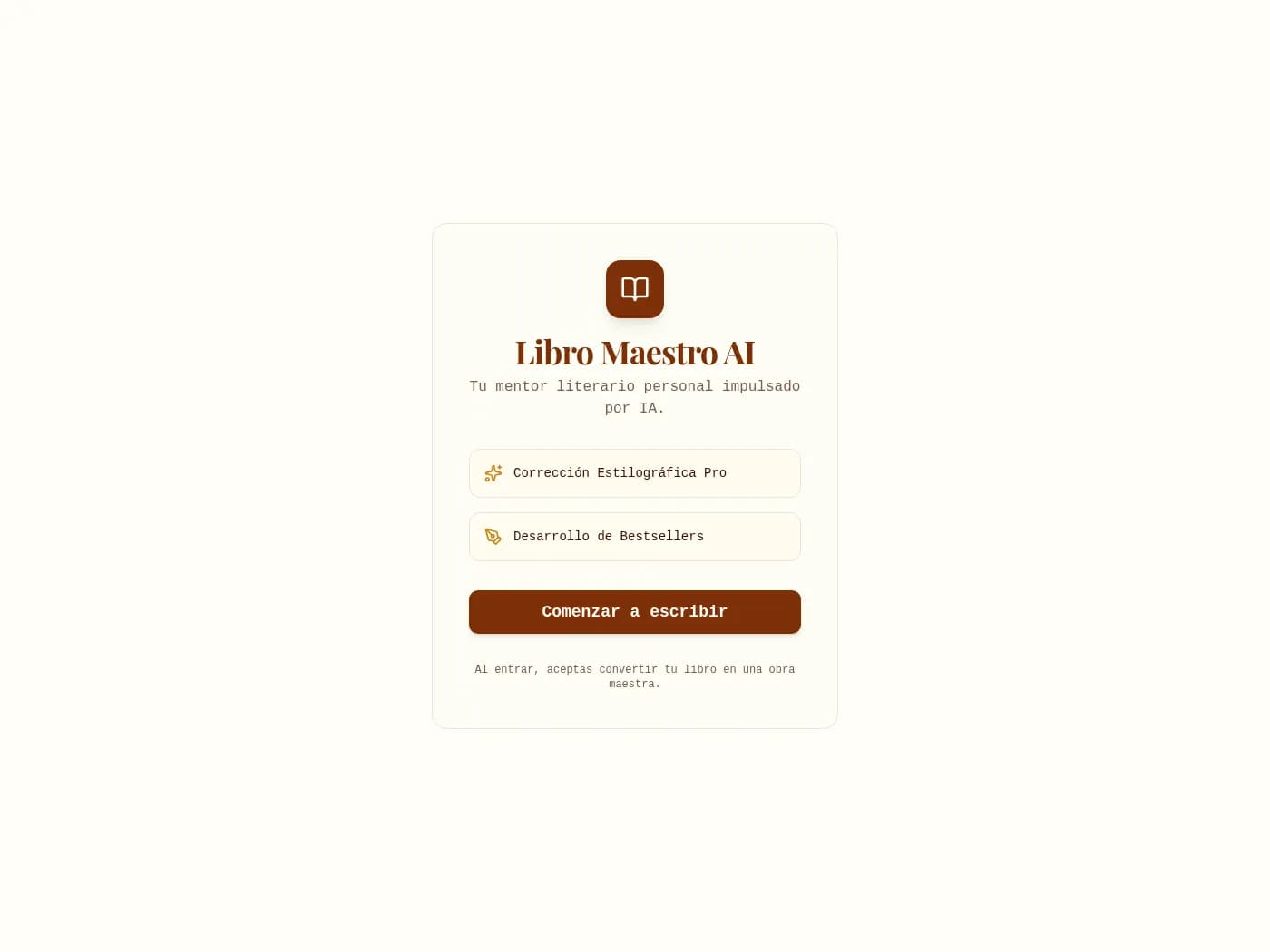 Libro Maestro AI