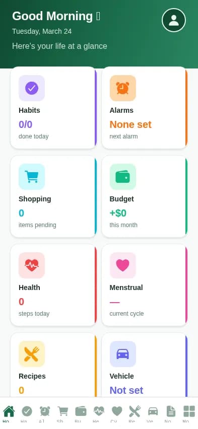 LifeSuite Organizer