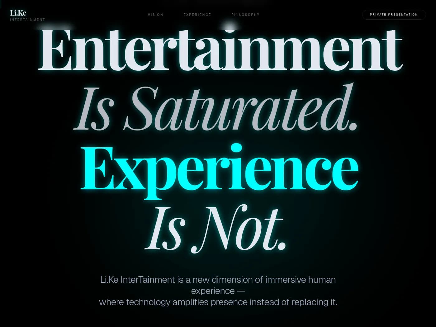 Li.Ke InterTainment Vision