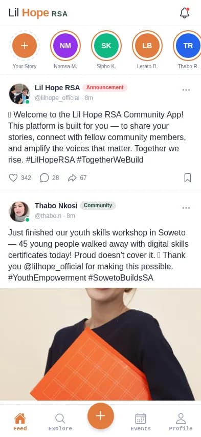 Lil Hope Social App