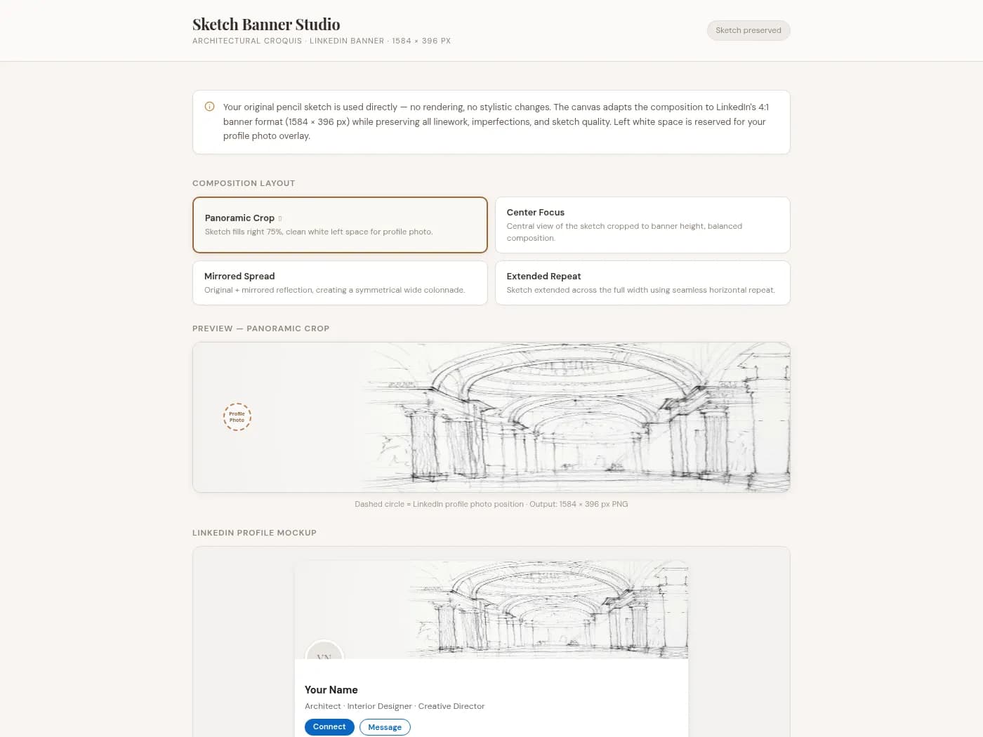 LinkedIn Banner Studio