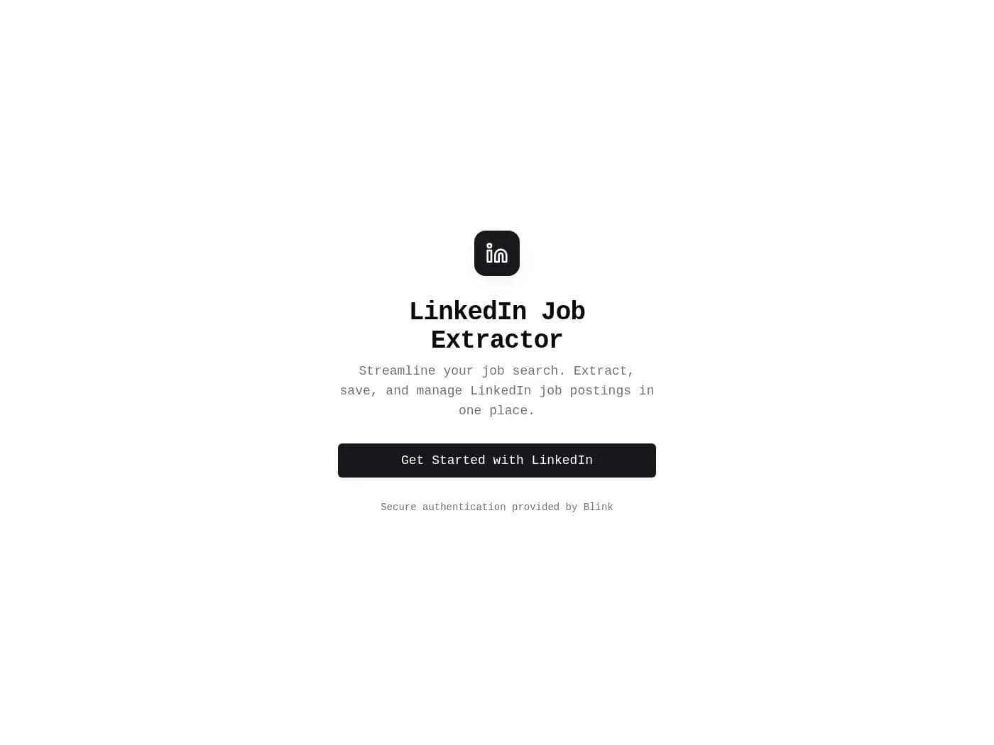 LinkedIn Jobs Extractor