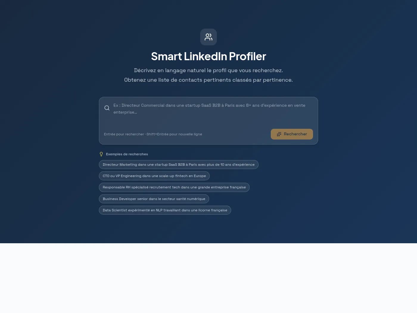 Smart LinkedIn Profiler