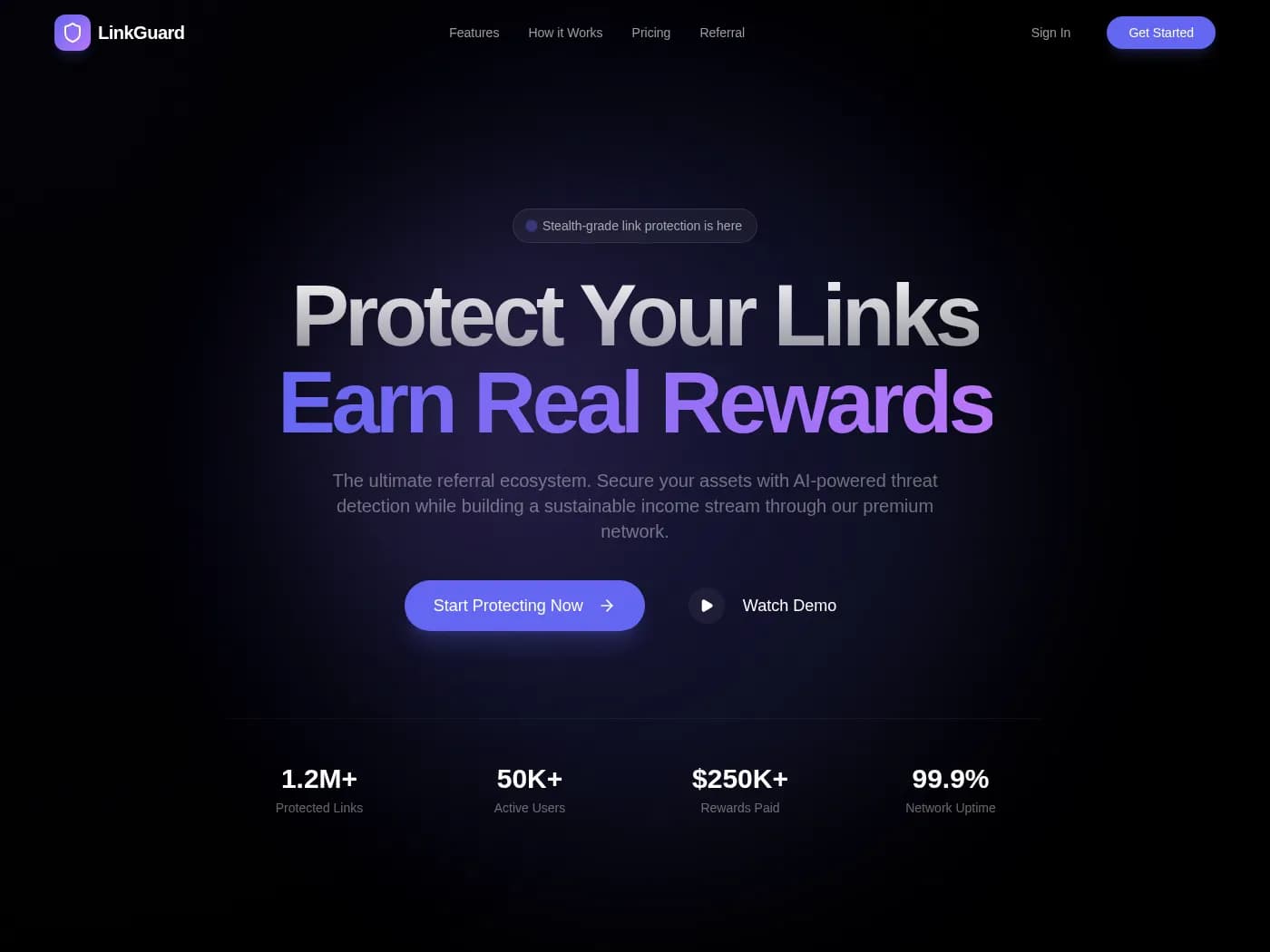 LinkGuard Referral Suite