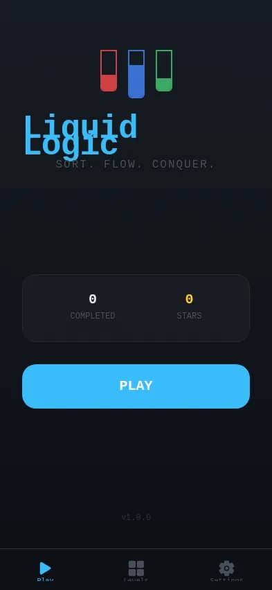 Liquid Logic Puzzle Game