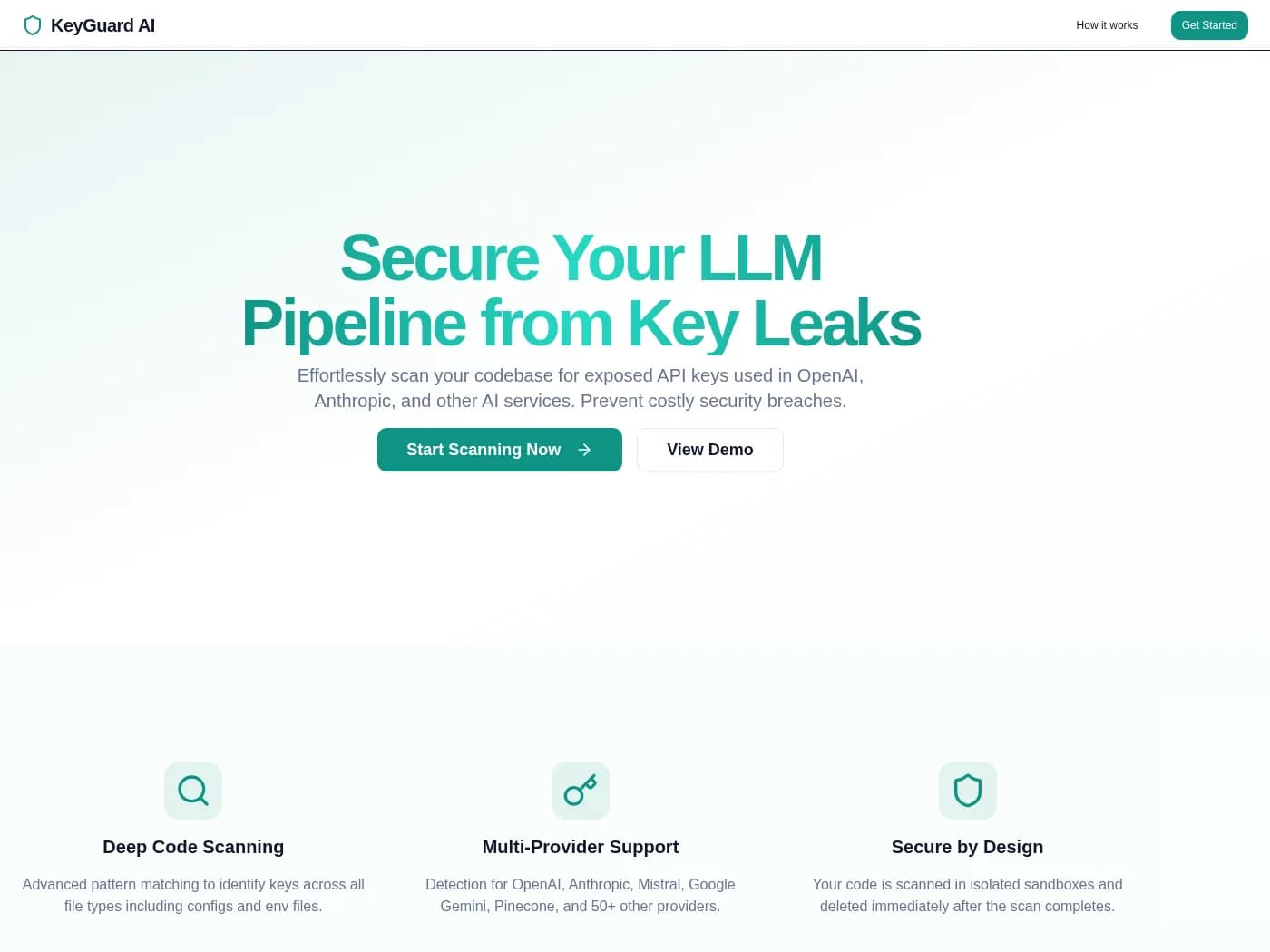 LLM Key Exposure Scanner