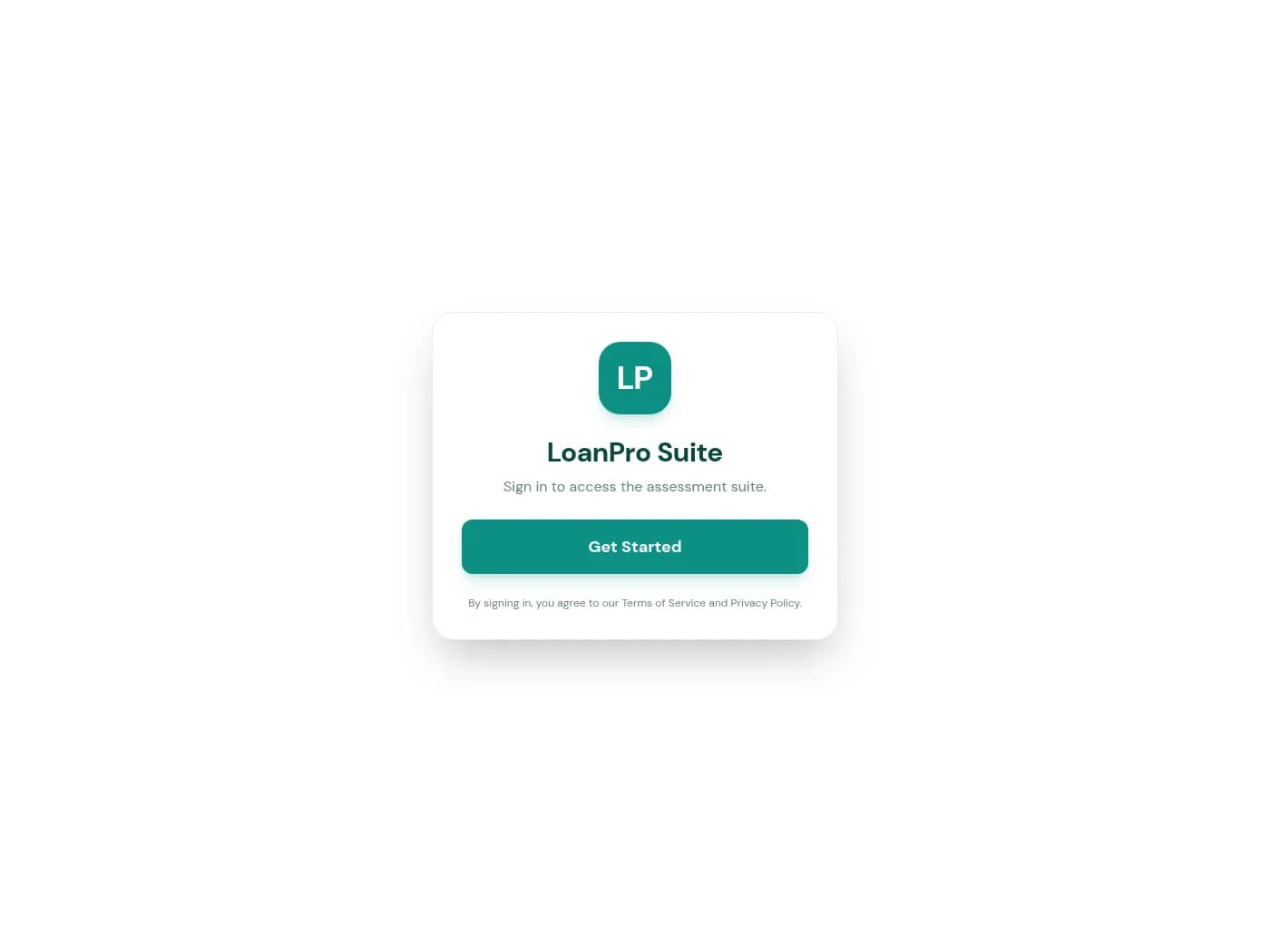 LoanPro Assessment Suite