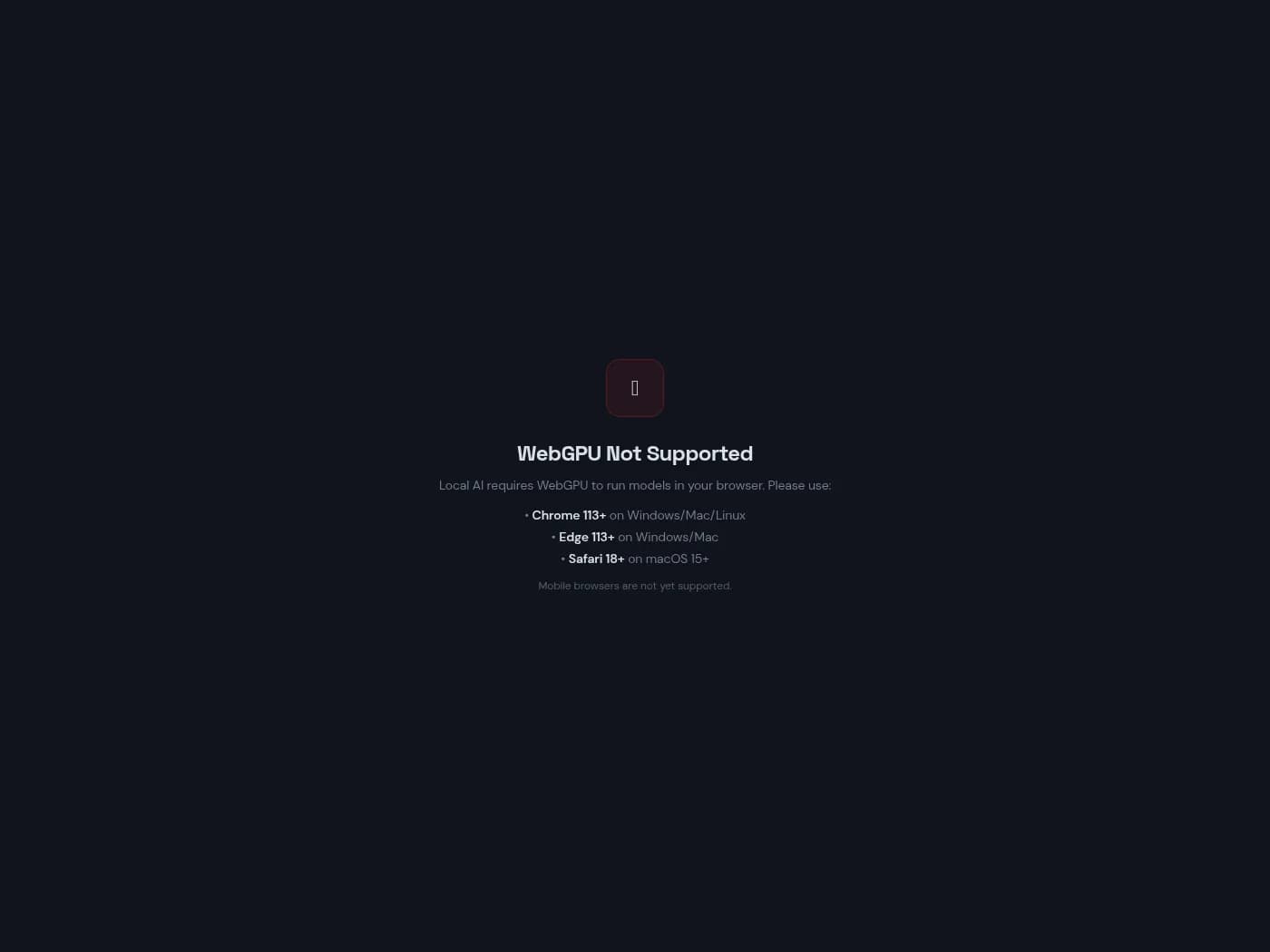 Local AI Chatbot
