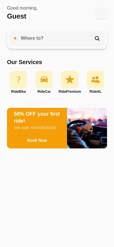 Local Ride App