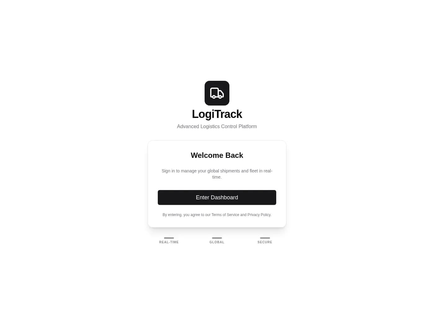 LogiTrack Dashboard