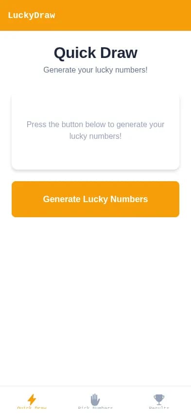 LuckyDraw App